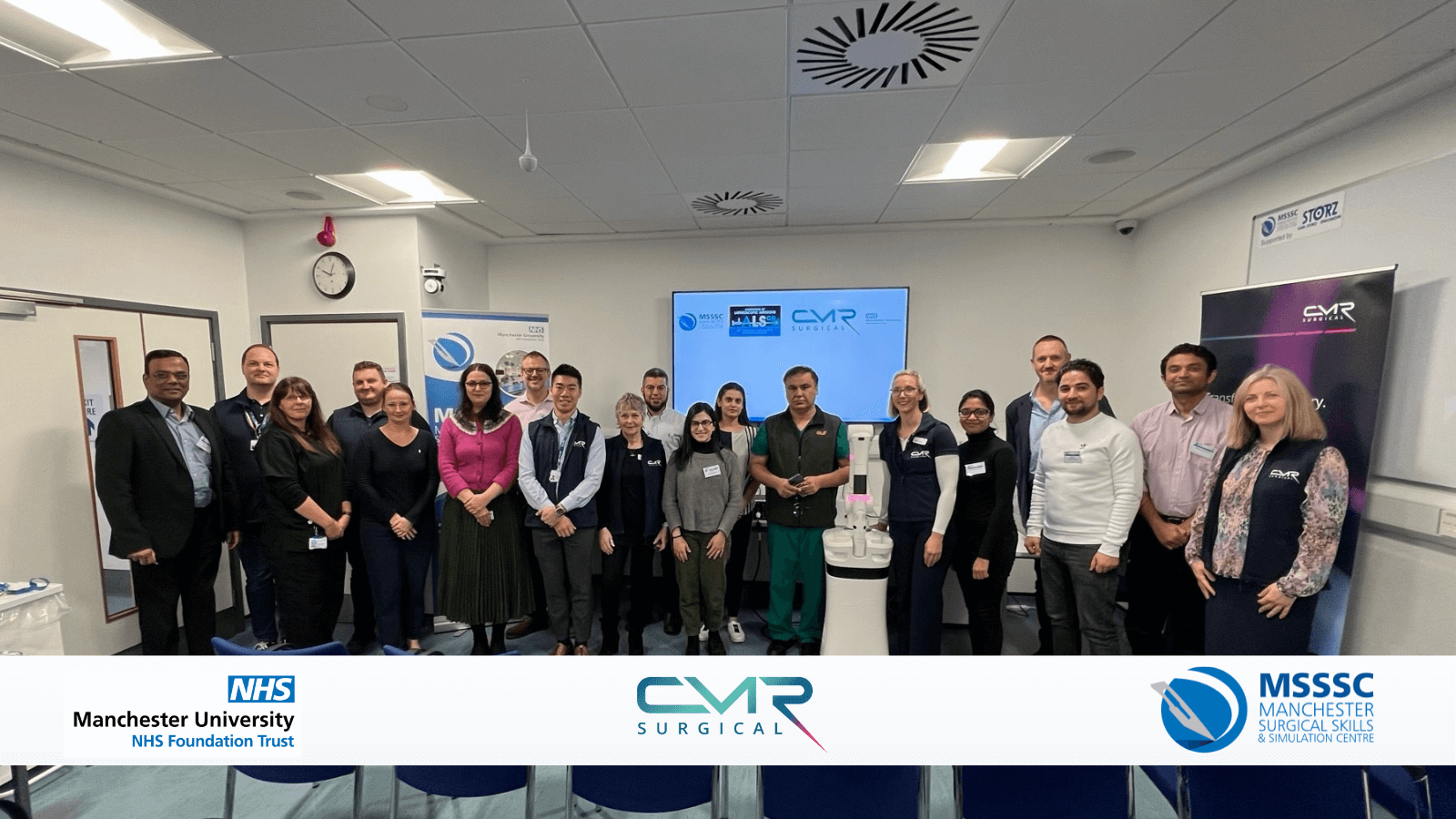 CMR Robots take over the centre - Manchester Surgical Skills ...